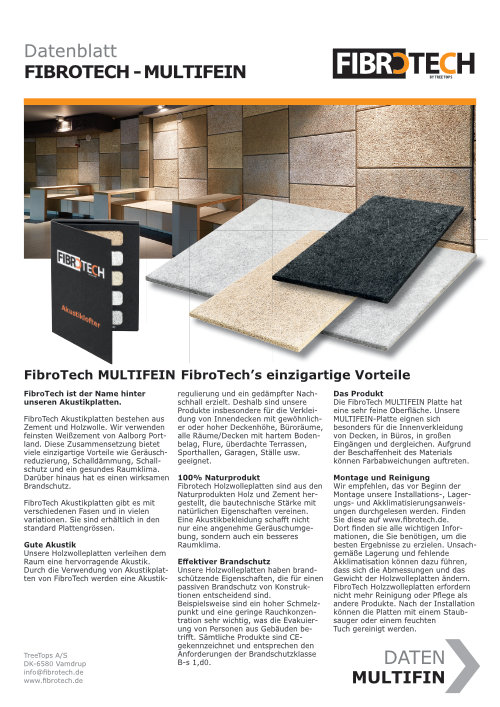 Produktinformation - Fibrotech
