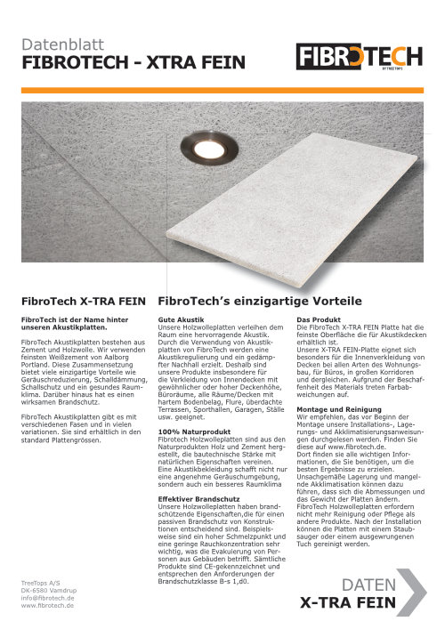 Produktinformation - Fibrotech